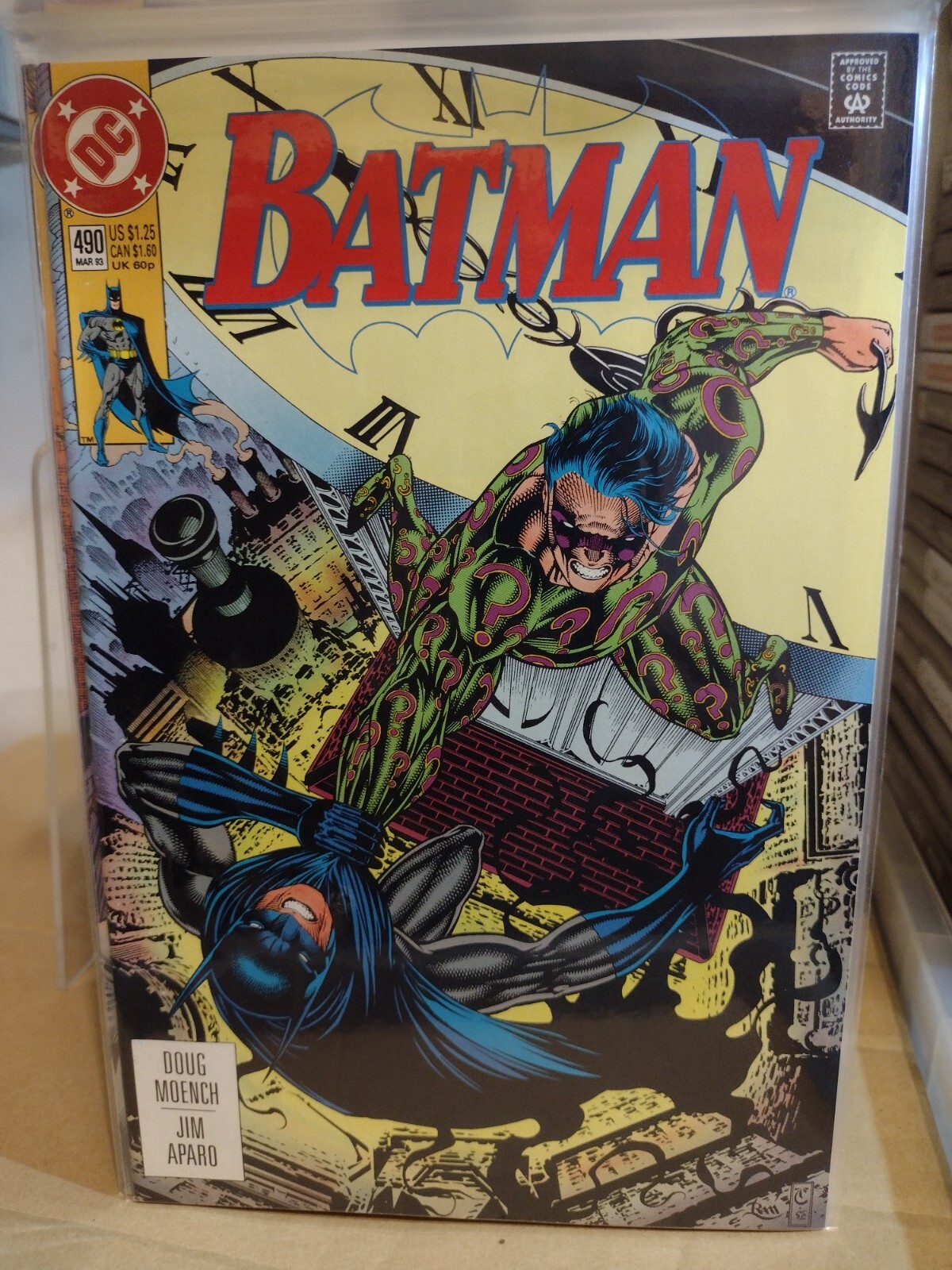 Batman #490 (1993, DC Comics) New Warehouse Inventory in VG/VF ...
