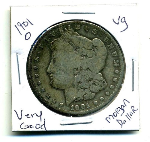 1901 O VG Morgan Dollar 100 Cent Very Good 90% Silver US $1 Verygood ...