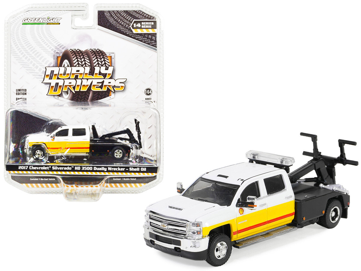 Chevrolet Silverado HD 3500 Dually Wrecker Tow Truck 1/64 Diecast Toys ...
