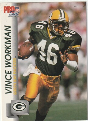 FREE SHIPPING-MINT-1992 Pro Set Vince Workman #508 PACKERS | eBay