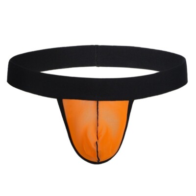 Sexy Men's Mesh Pouch Backless Thong G-string Low Rise Translucent ...