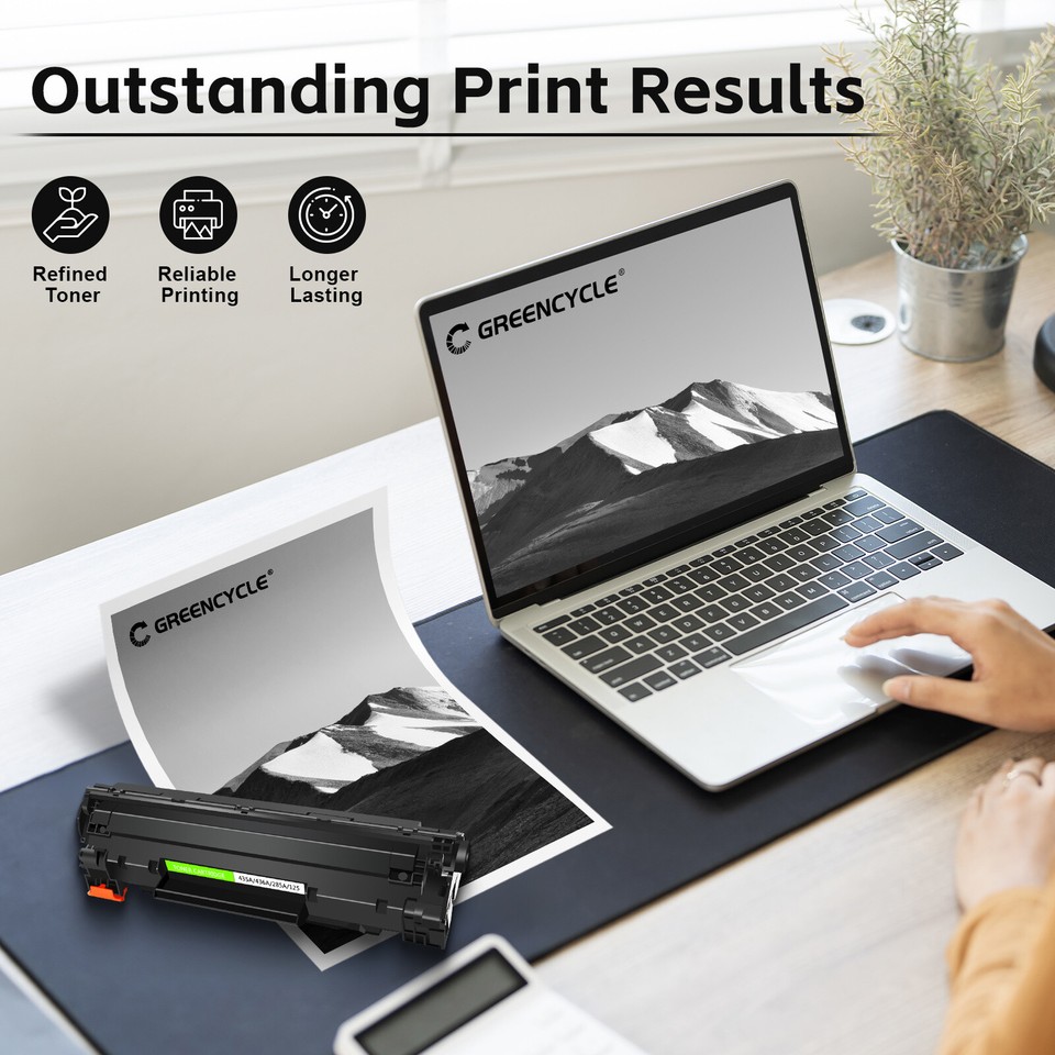 4Pk Q7553A Toner Cartridge For HP LaserJet P2015dn P2015 P2015d P2015n ...