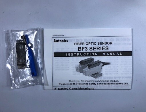 AUTONICS BF3RX Amplifier, Fiber Optic, Light & Dark On, NPN Output, 12 ...