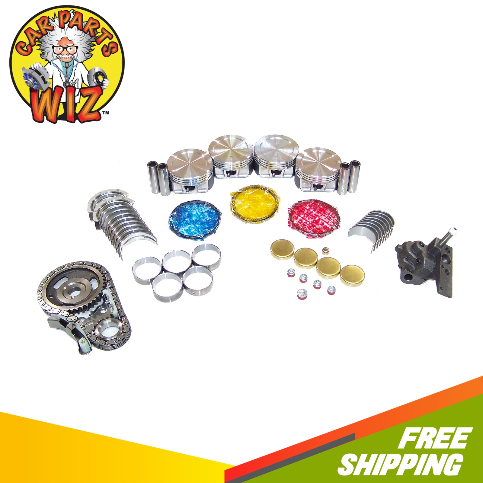 Master Engine Rebuild Kit Fits 98-03 Chevrolet GMC Cavalier Hombre 2.2L ...