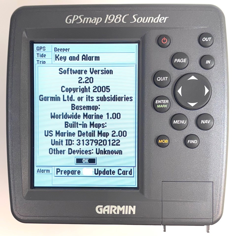 *NEW* GARMIN GPSmap 198C Sounder ChartPlotter GPS Navigation, Sonar ...