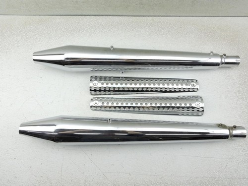 New Norton 750S Commando Scrambler Exhaust Pipe Mufflers and Heat ...