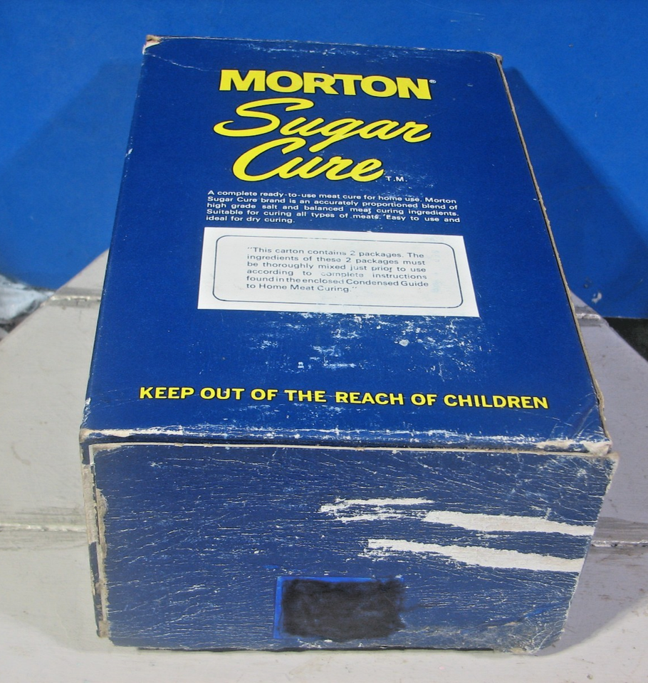Morton’s Sugar Cure Box- 7 1/2 Lb - Empty Nice shape hard to find | eBay