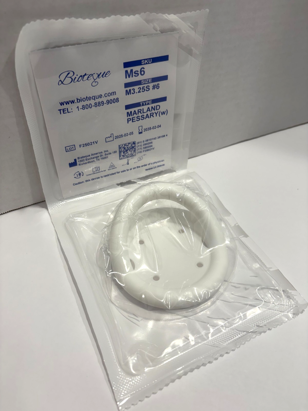 Bioteque America Marland Pessary with Support: All Sizes | eBay