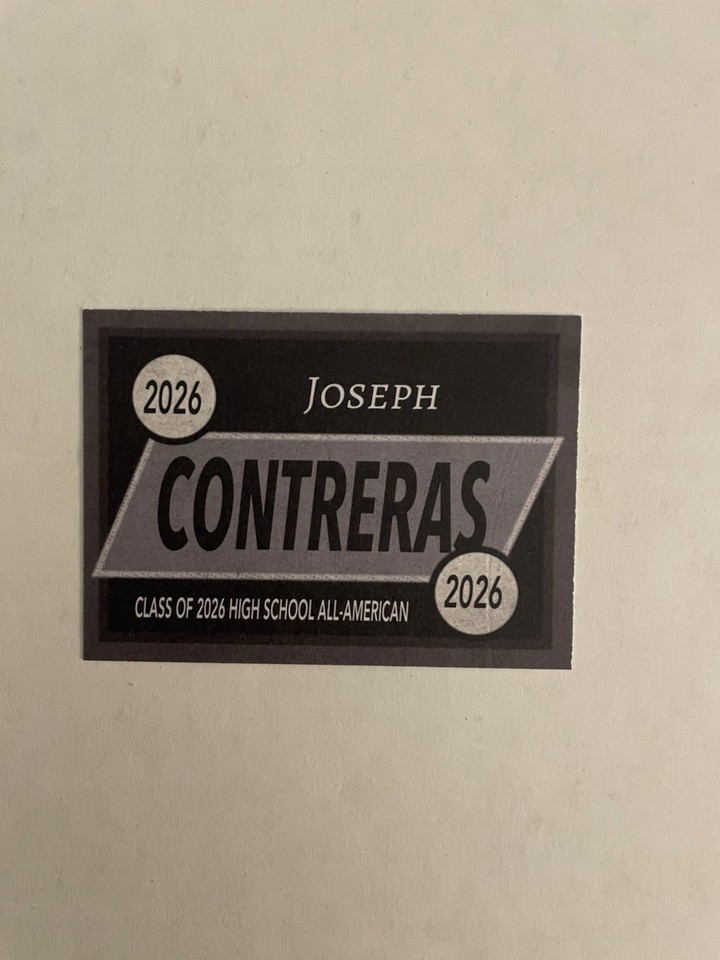 Joseph Contreras Custom Baseball Card 2026 MLB Draft Prospect | eBay
