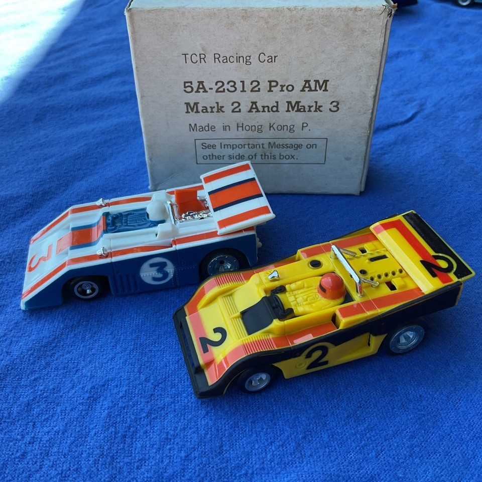 1977 IDEAL TCR Hong Kong, SA-2312 PRO AM Mark 2 & Mark 3. Slot Cars AFX ...