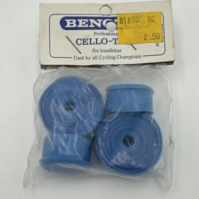 NOS BENOTTO BLUE SMOOTH CELLO HANDLEBAR TAPE VINTAGE ROAD BIKE BICYCLE ...