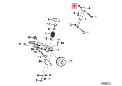 Genuine BMW 10Pcs Self-Locking Hex Nut MINI M5 X5 Z3 Roadster ...