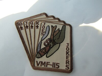 MILITARY PATCH SEW ON VMF-115 JOE'S JOKERS | eBay