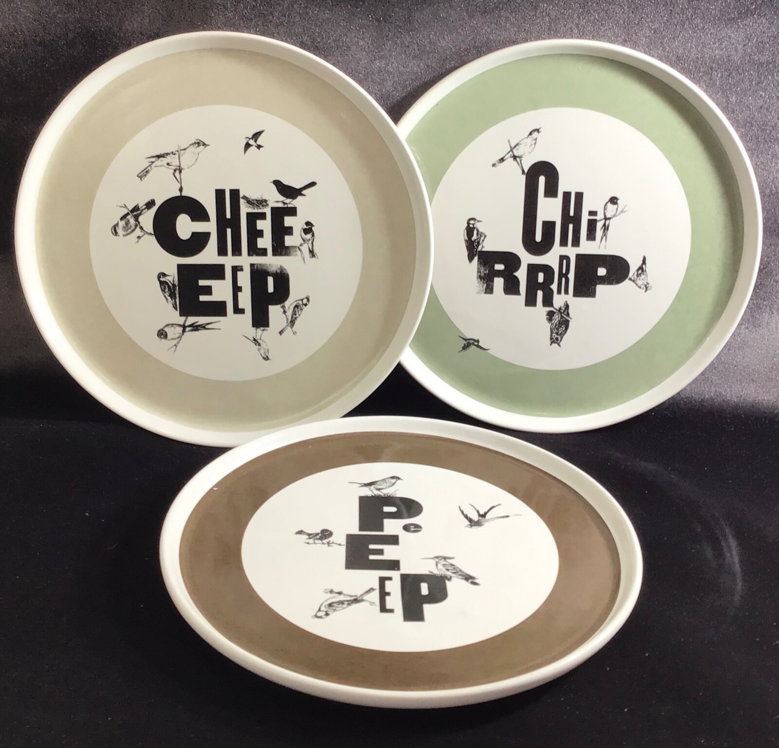 3 NEW Bethany Lowe Plates Chirp Cheep Peep 9" | eBay