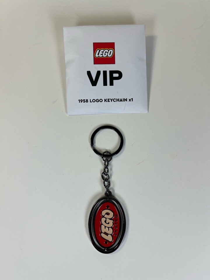 Lego VIP Vintage Logo Keychain Lot Of 3 / 1950, 1958, 1964 / Free ...