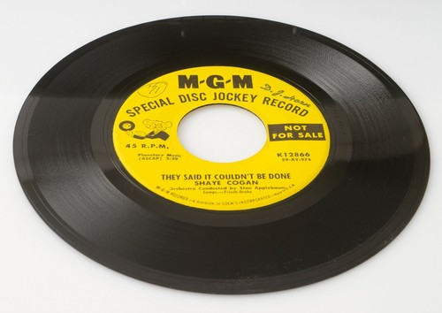 Shaye Cogan Mean to Me / They Said It Couldn't Be Done MGM K12866 Pop ...