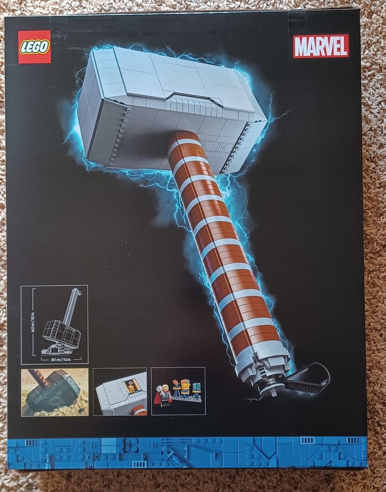 Retired - Lego Marvel Thor's Hammer (76209) - New, Never Opened | eBay
