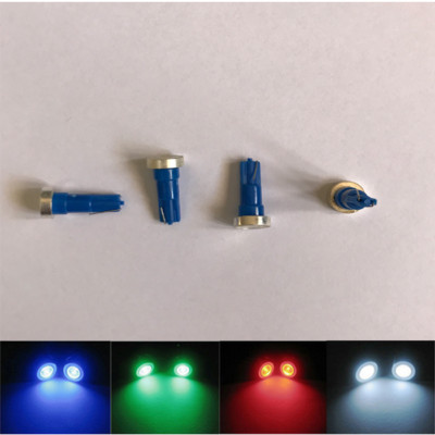 4x T5 286 12V 1W Car Interior Dashboard Instrument Light LED Bulb Blue ...