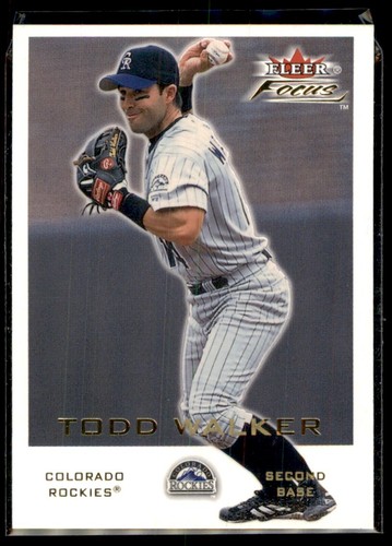 2001 FLEER FOCUS TODD WALKER COLORADO ROCKIES #15 | eBay