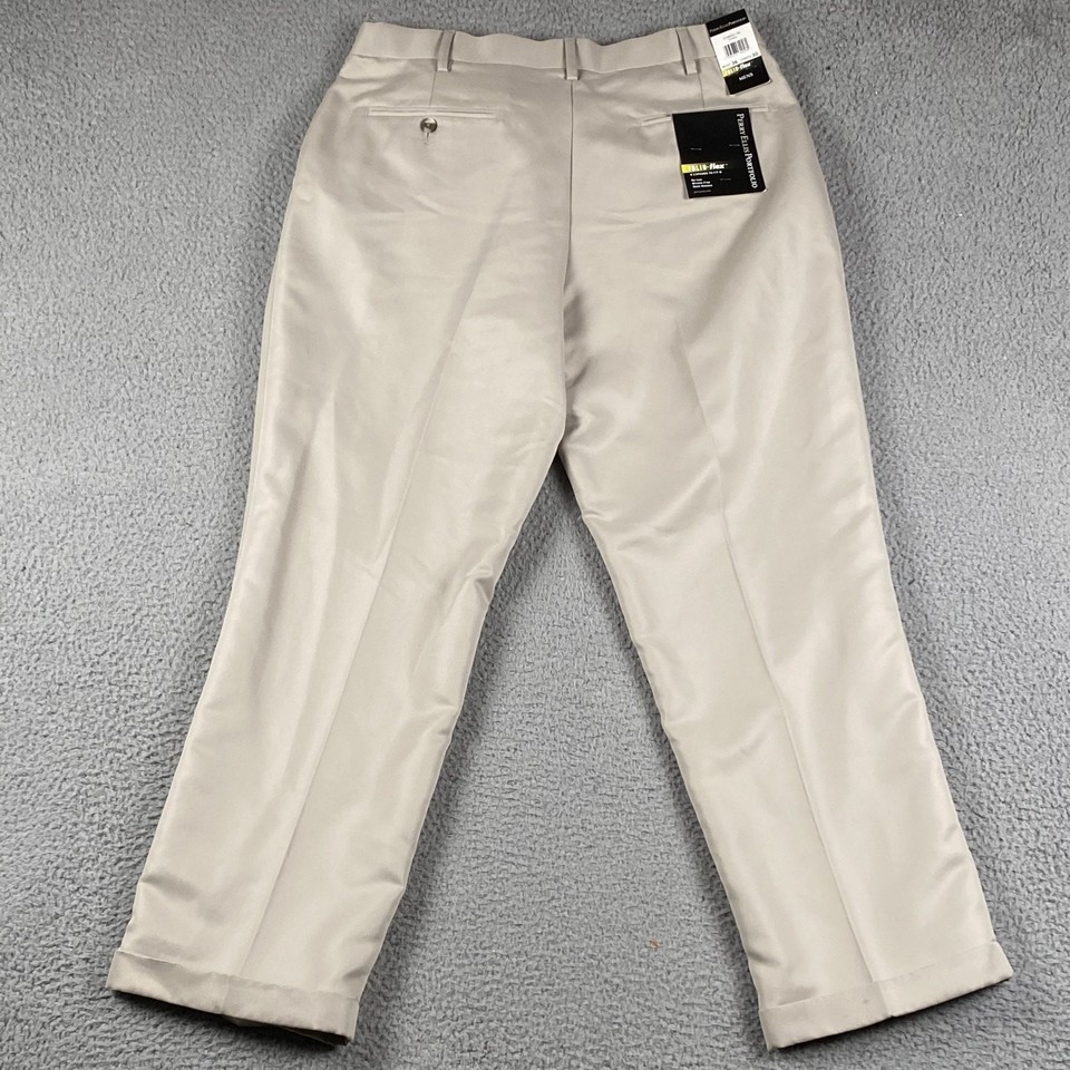Perry Ellis Portfolio Trouser Dress Pants Men's 36x30 Flex Wrinkle Free ...