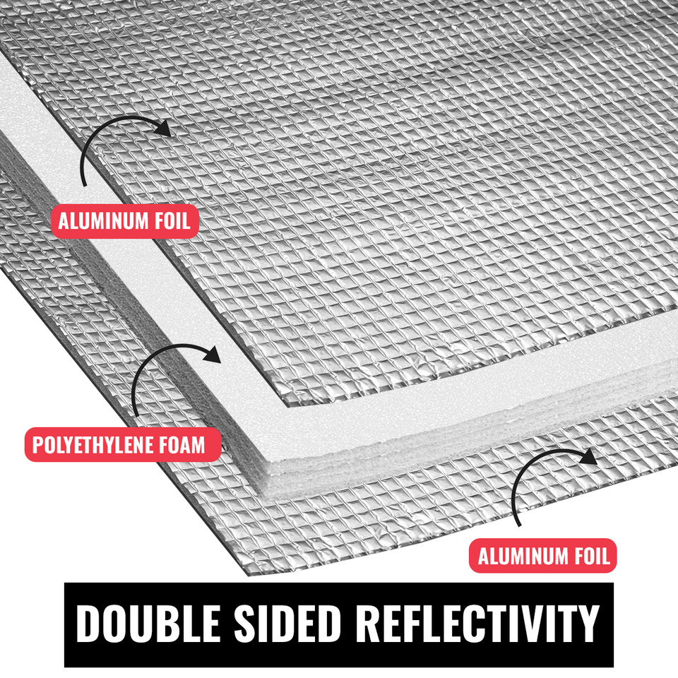 PRODEX AD10 10MM TOTAL Reflective Foam Core Insulation RADIANT BARRIER ...