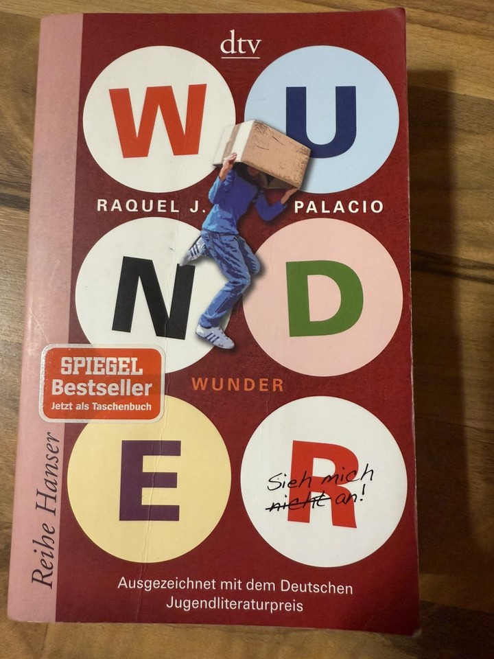 Wunder Sieh mich nicht an von Raquel J. Palacio (2015, Taschenbuch ...