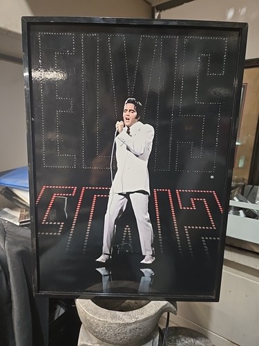 Vintage Elvis Presley Lighted Sign - '68 Comeback Special Memorabilia ...