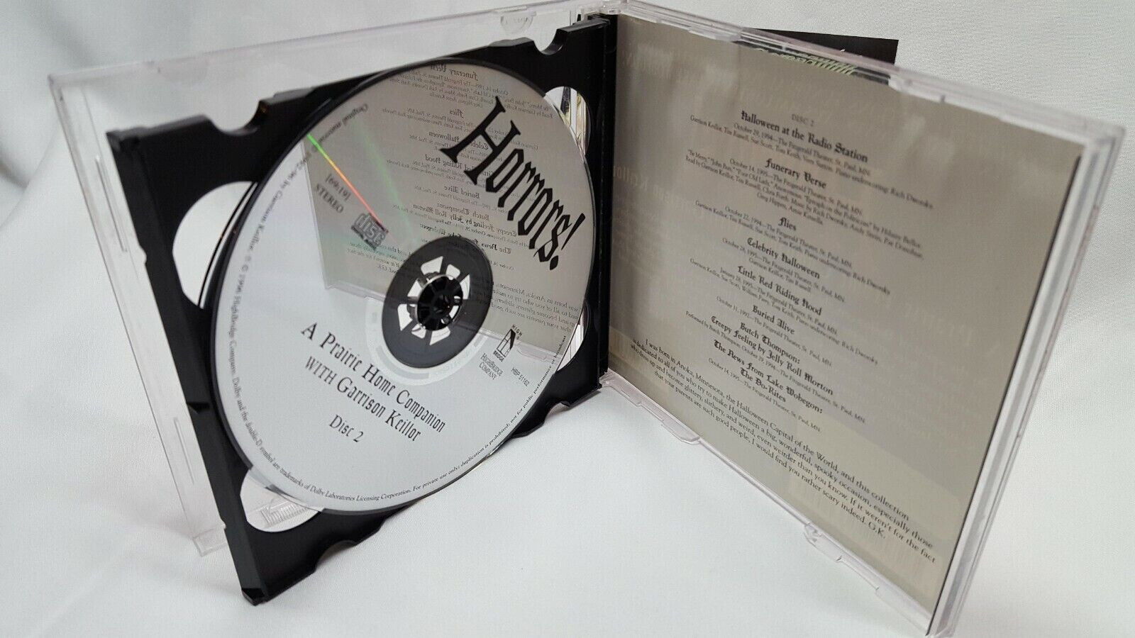 Horrors! with Garrison Keillor (Prairie Home Companion) / CD / 2-Disc ...