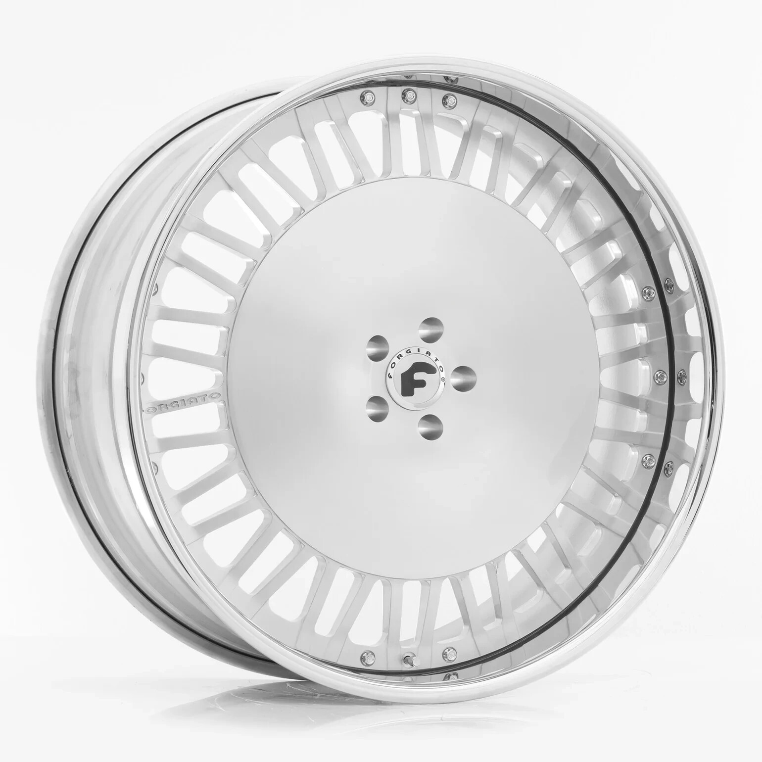 24" Inch Brushed Forgiato LUCE 5x120 5x4.75 Wheels Rims 22" 26" 28" | eBay