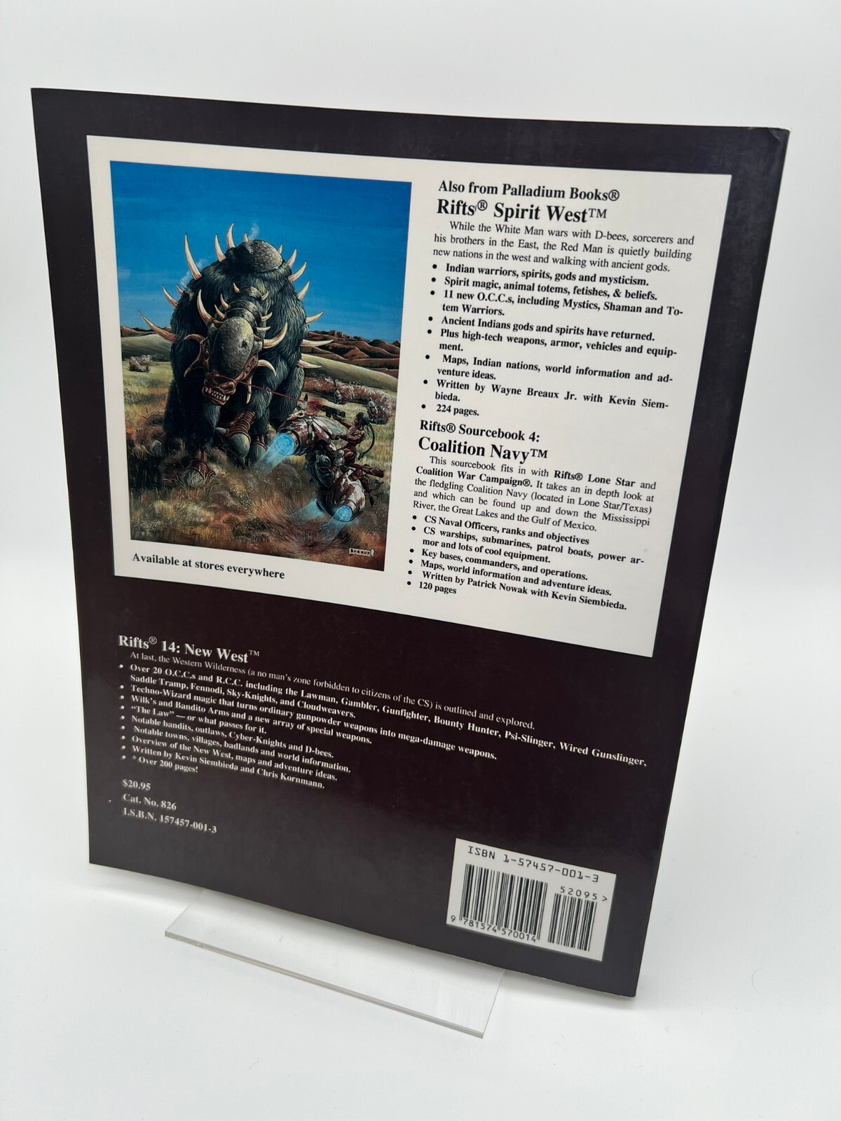 Rifts RPG World Book 14: New West, Siembieda, Kornmann, Palladium Books ...