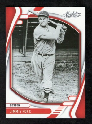 Jimmie Foxx 2022 Absolute #4 Baseball Card | eBay