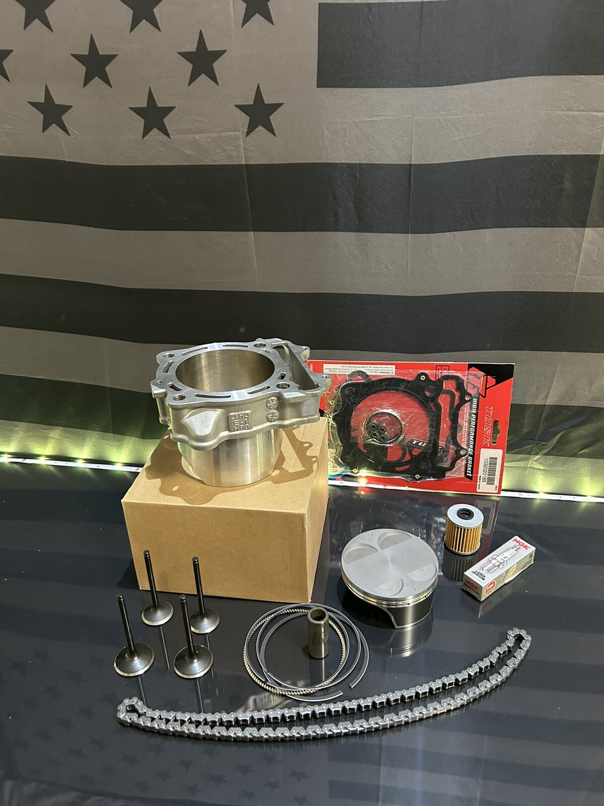 13-24 Suzuki RMZ 450 Top End Rebuild Kit- Cylinder, Piston, Chain ...