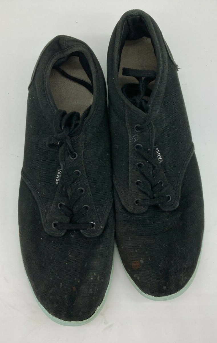 Vans Classic Authentic Shoes Womens Sneakers Black Si… Gem
