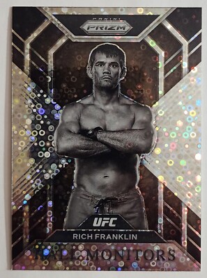 2023 Prizm Under Card Silver Hall Monitors Rich Franklin Middleweight ...