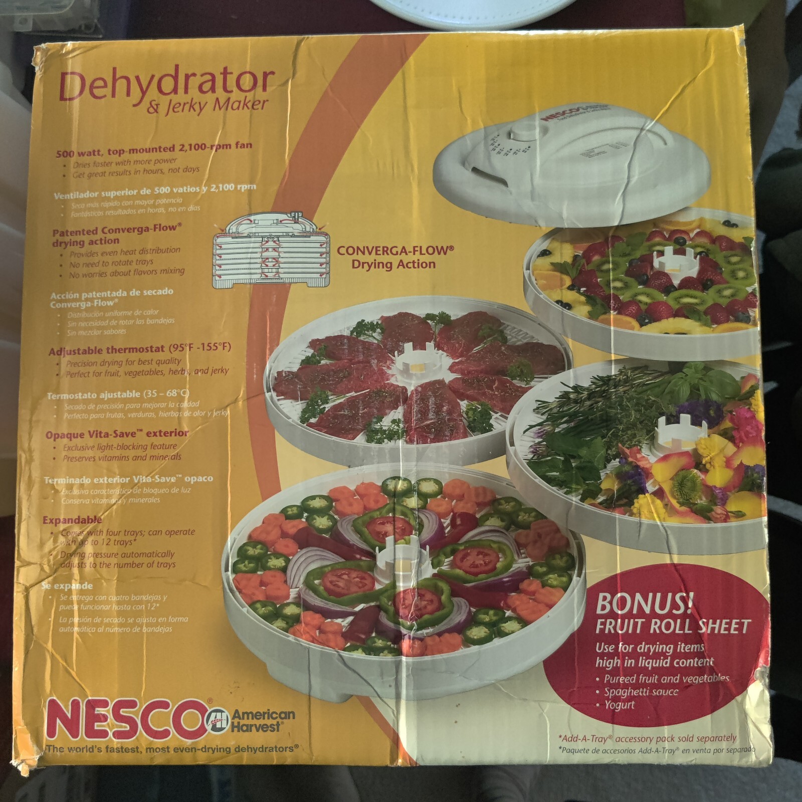 NESCO Snackmaster FD-60 500W Food Dehydrator for sale online | eBay