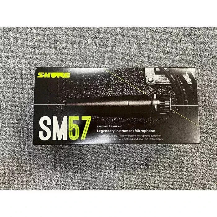 Microphone Shure SM57 SM57-LC Cardioid Dynamic Wired Instrument ...