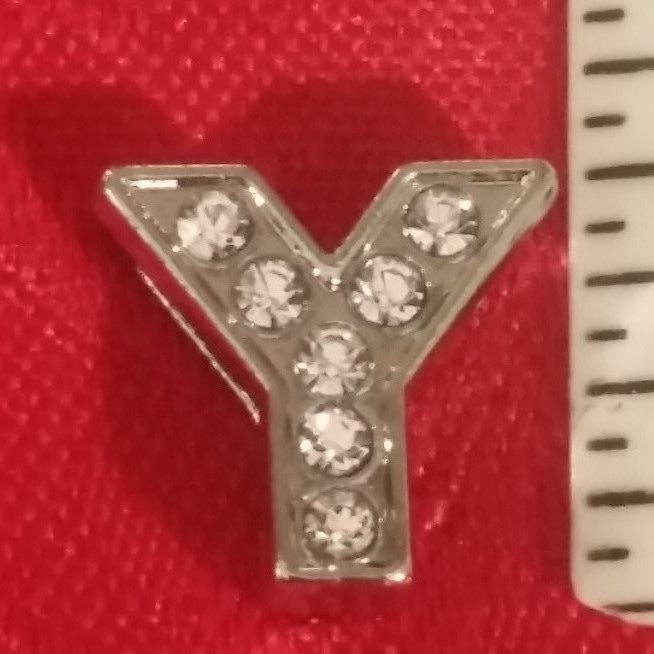 8MM RHINESTONE SLIDE LETTERS - A - Z - U CHOOSE - BRACELETS - JEWELRY ...