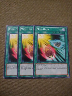 Yugioh 3x LP/NM Mini Guts - 1st Edition GAOV-EN052 | eBay