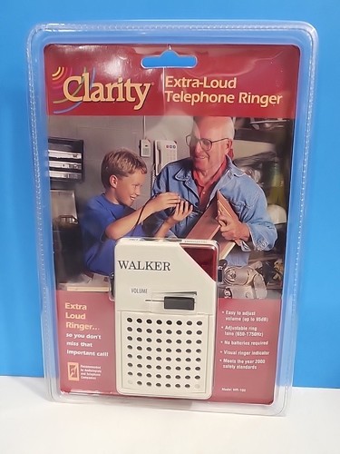 Clarity Extra Loud Phone Ringer 95db For Landline Adjustable WR-100 NEW ...