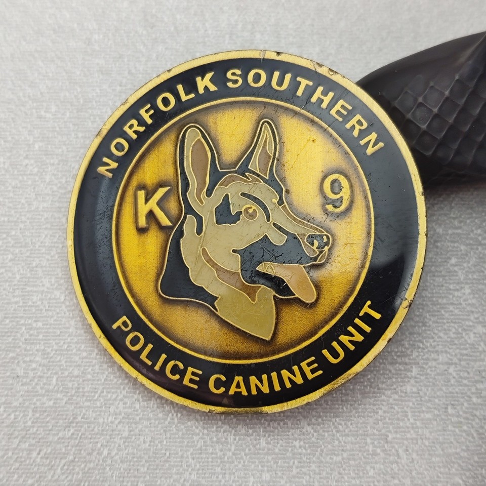 Railroad Police Norfolk Southern Police Canine Unit K9 Challenge Coin ...