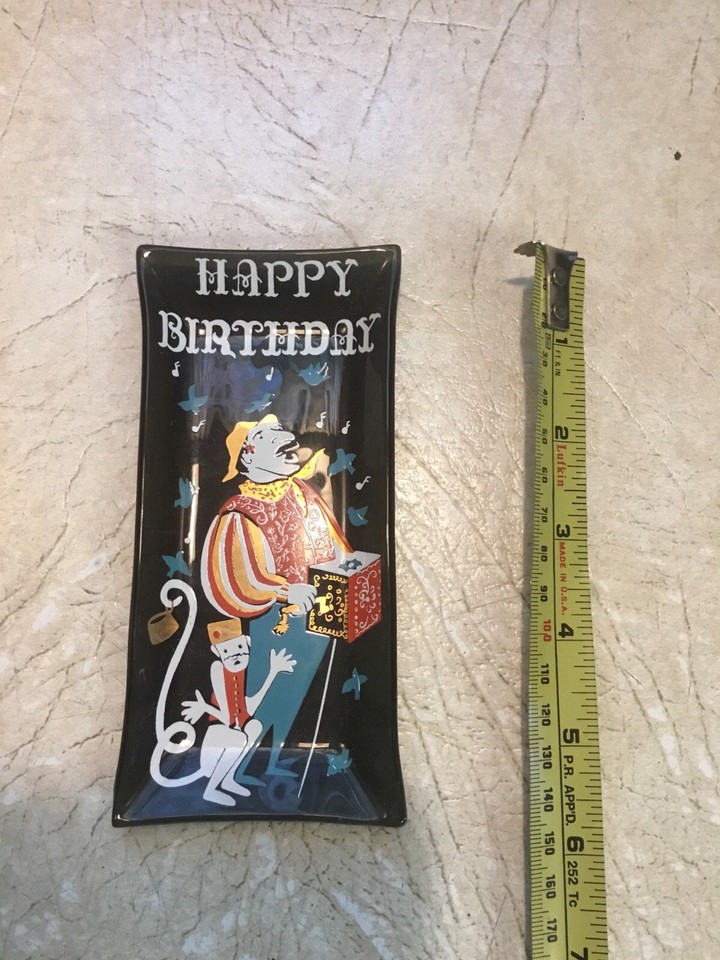 Houze Art Glass Trinket Dish By William Box Mid Century Humor Cartoon ...