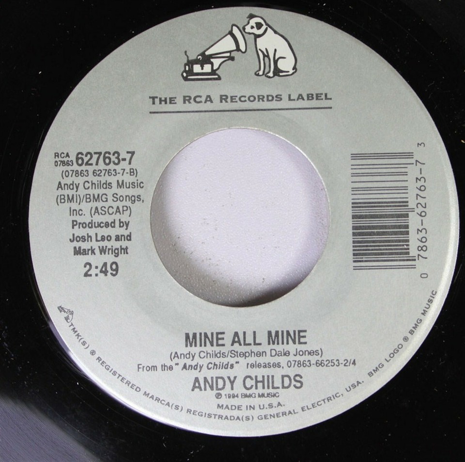 Country Unplayed 45 Andy Childs - Simple Life / Mine All Mine On Rca ...