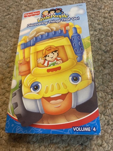 Little People VHS Fisher Price 2002 Discovering Things That Go! Volume ...