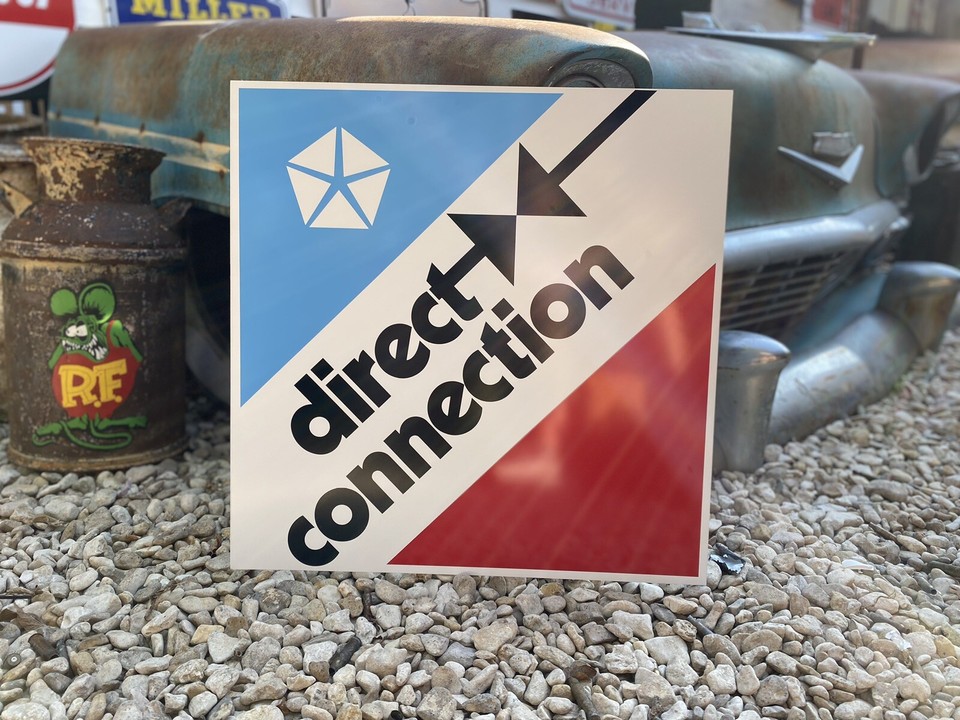 Antique Vintage Old Style MOPAR Direct Connection Parts Service Garage ...