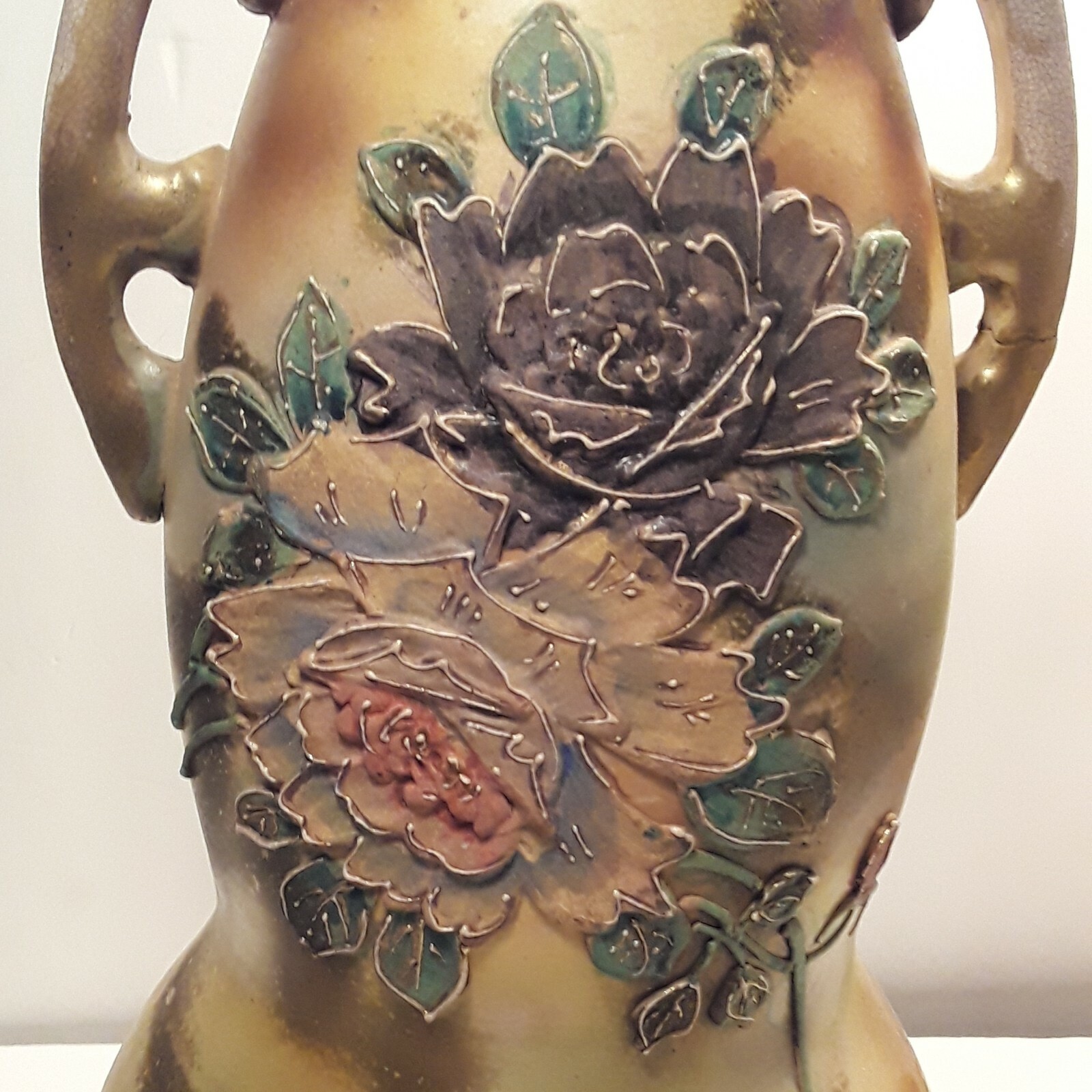 Unusual Antique Satsuma Meiji Period Vase Early Japanese Morriage 13 ...