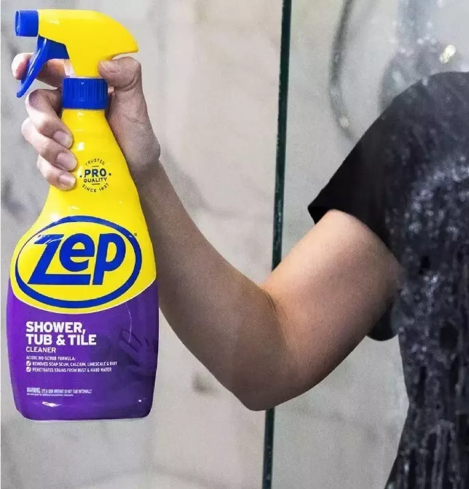 Zep Shower, Tub and Tile Cleaner 32-fl oz Bathtub Cleaning Bathroom ...