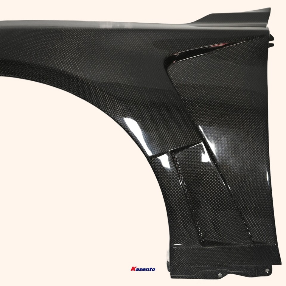 Front Vented Fender For Infiniti Q50 KZ Style Wet Carbon Fiber Pair ...