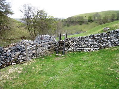 Photo 12x8 Ladder stile near Kettlewell This photograph shows a view of ...