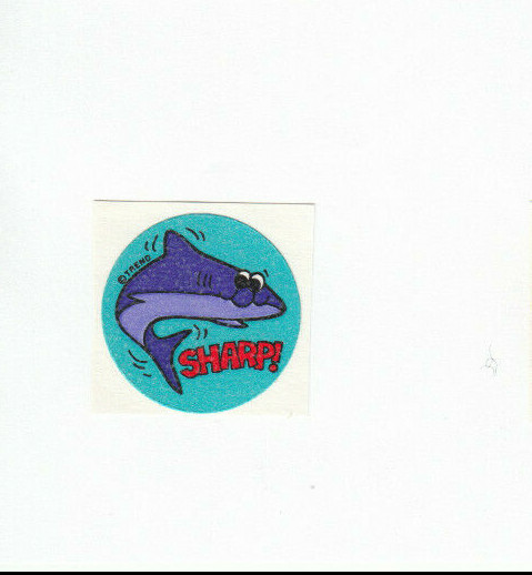 Vtg Scratch & Sniff Stinky Matte Trend Stickers Ham Candy French Fry ...