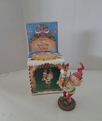 Enesco The North Pole Village Elf Buster 871850 Sandi Zimnicki 1986 | eBay